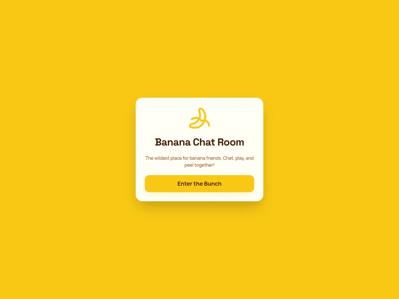 Banana Chat Room