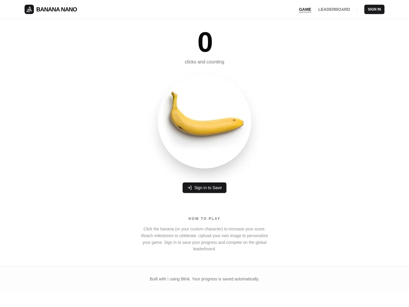 Banana Nano Clone