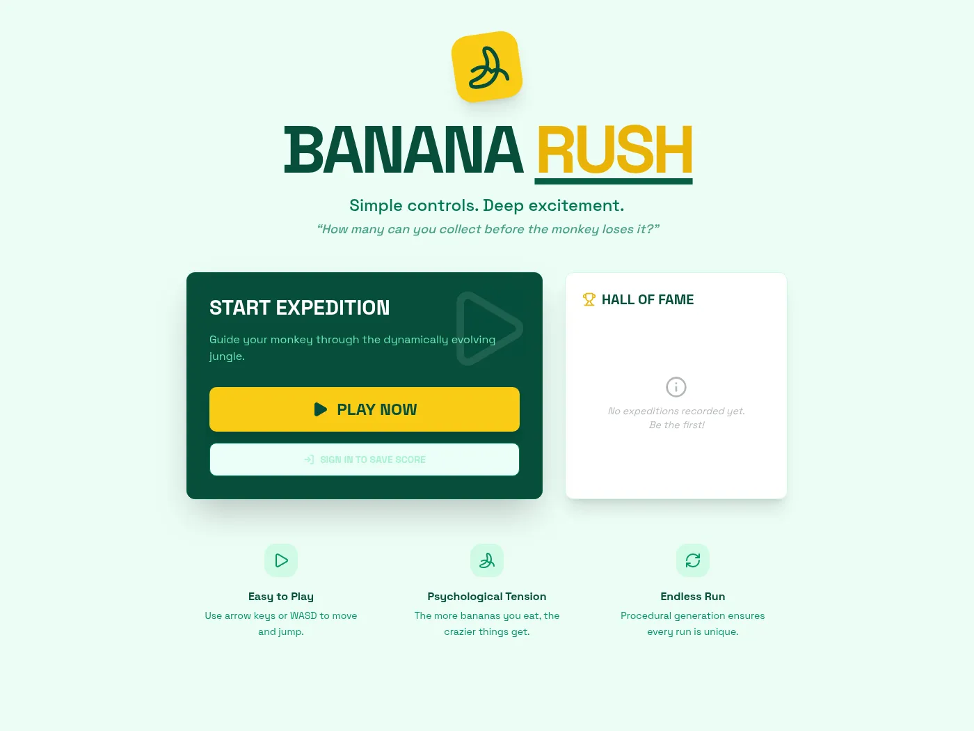 Banana Rush: Monkey Instinct