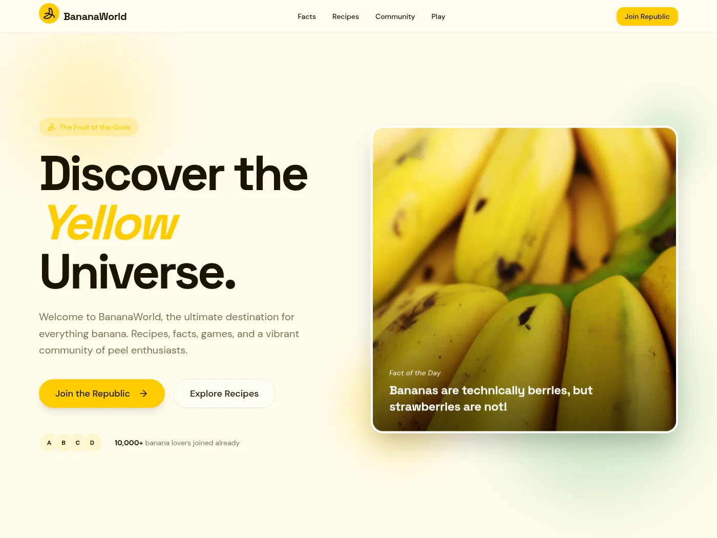 Banana World Explorer