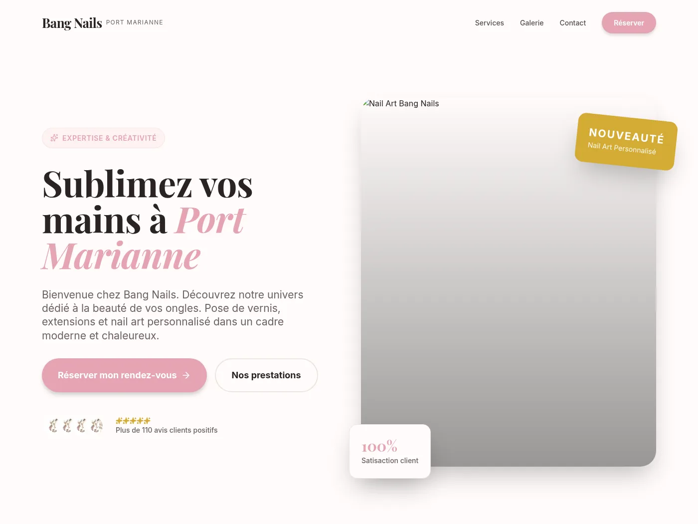 Bang Nails Vitrine