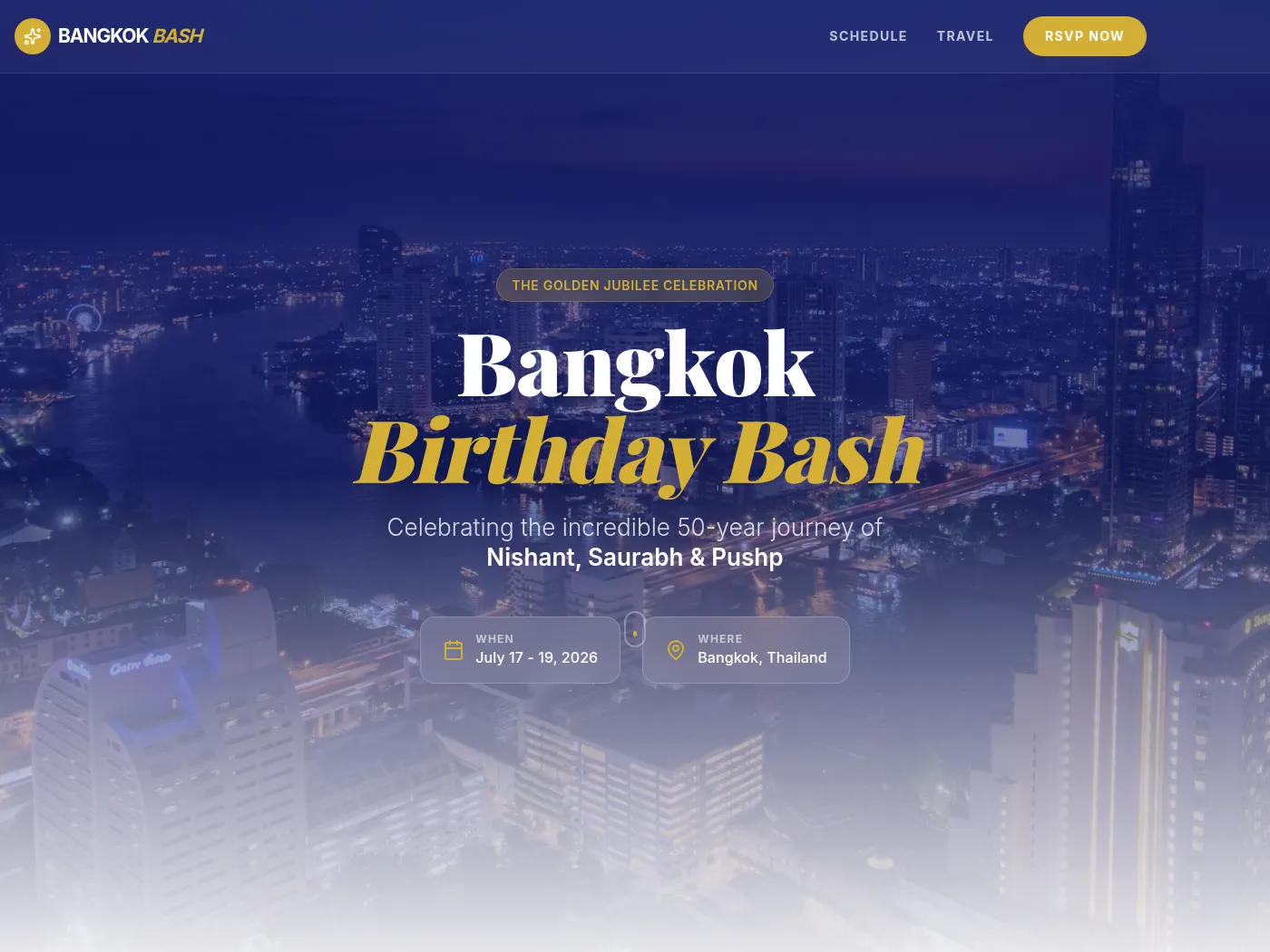 Bangkok Birthday Bash