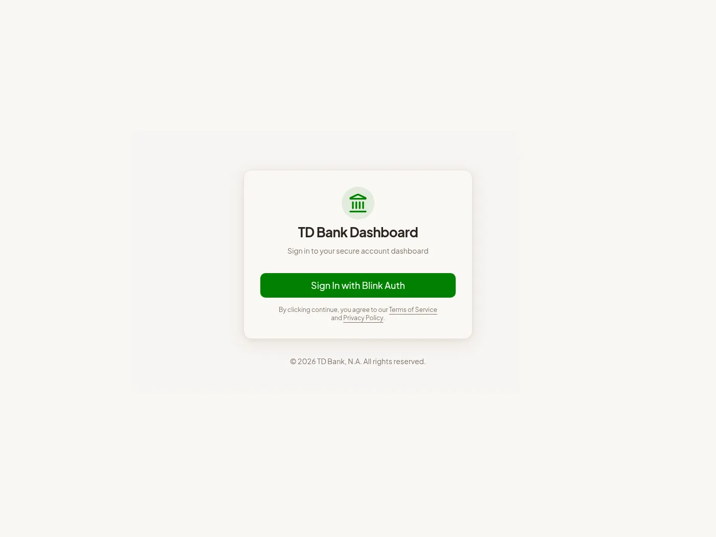 Bank Account Dashboard