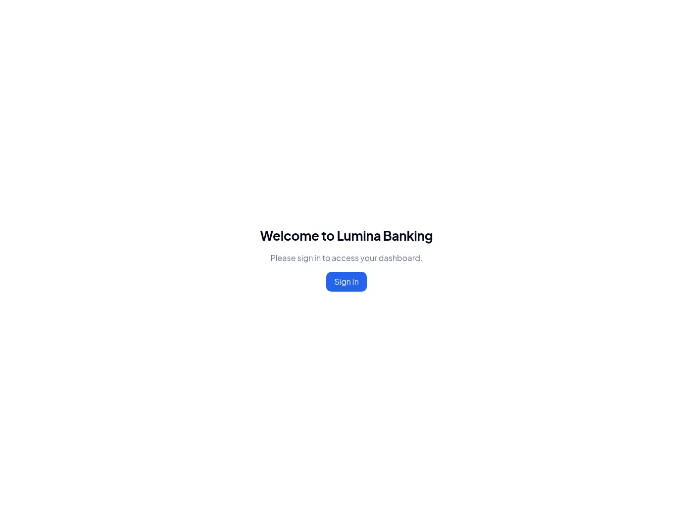Bank App Dashboard