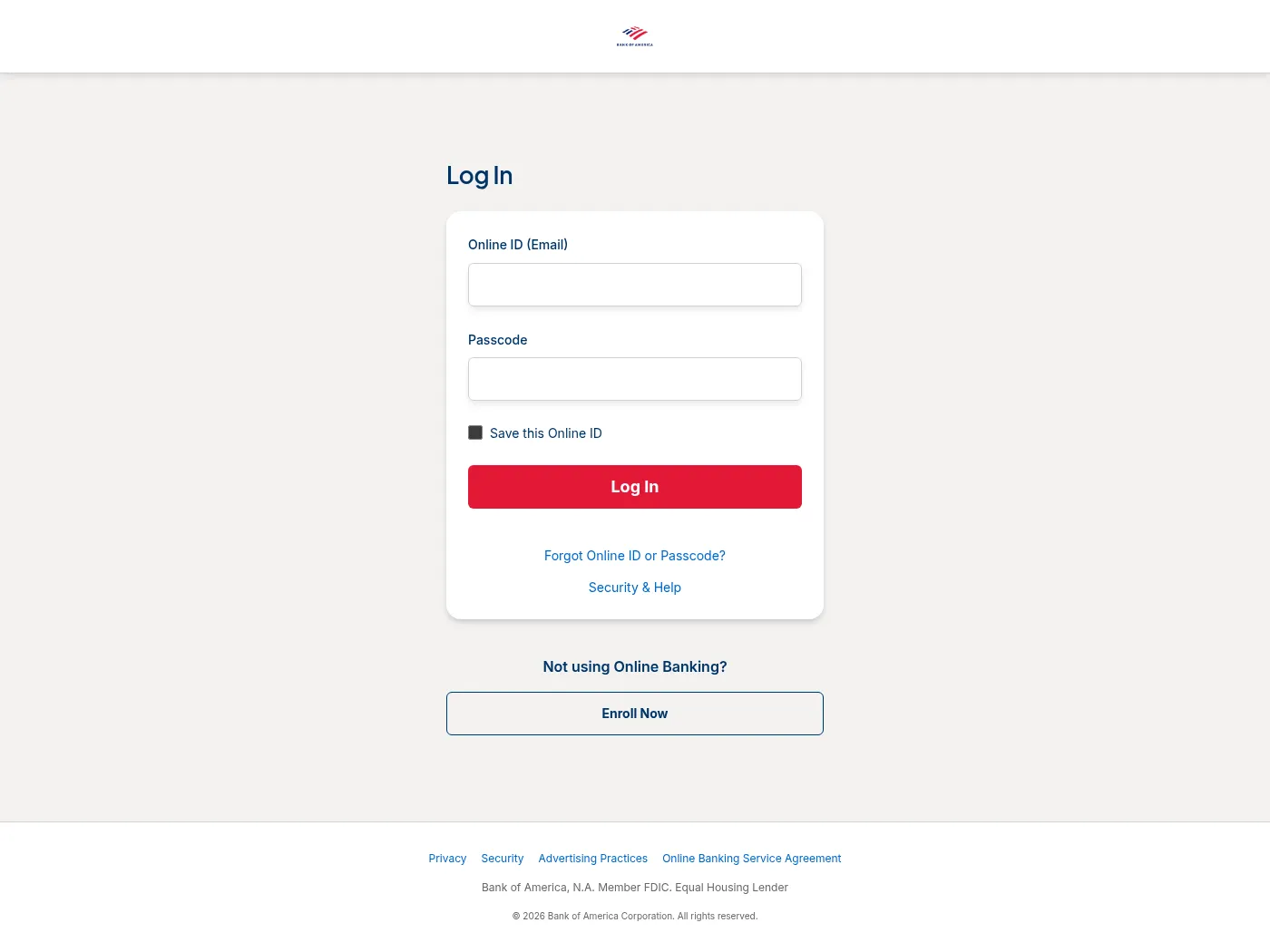 Bank Login Simulator