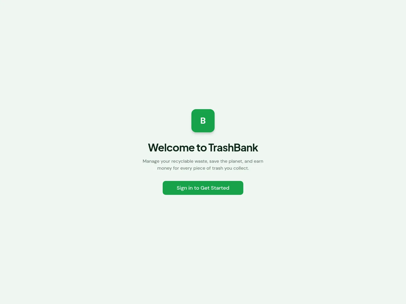 Bank Sampah Manager