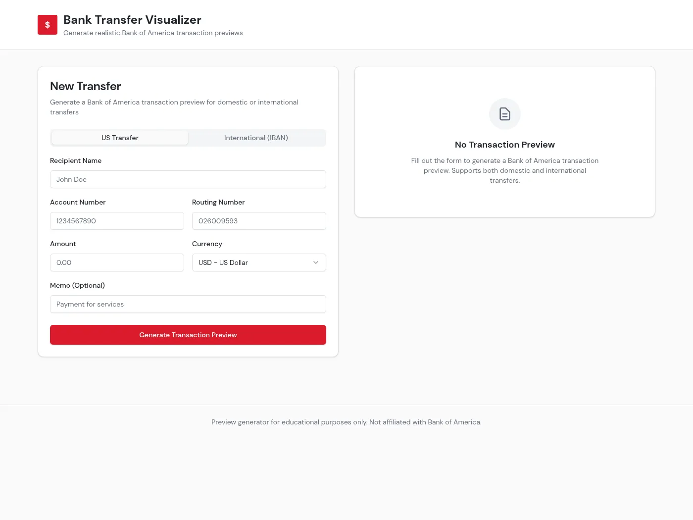 Global Bank Transaction Visualizer