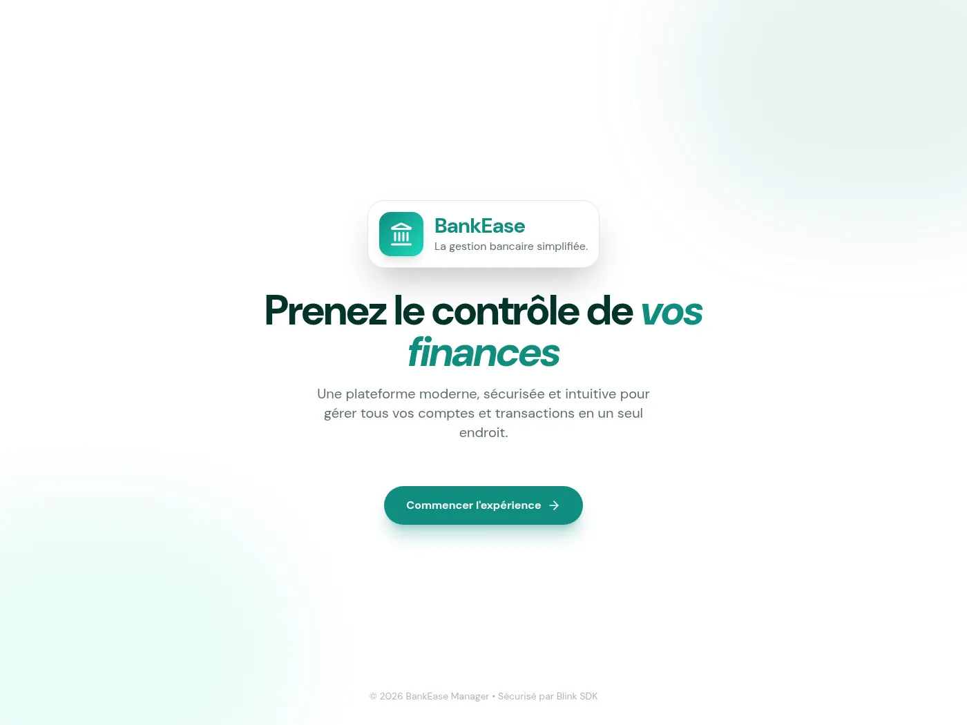 BankEase Manager