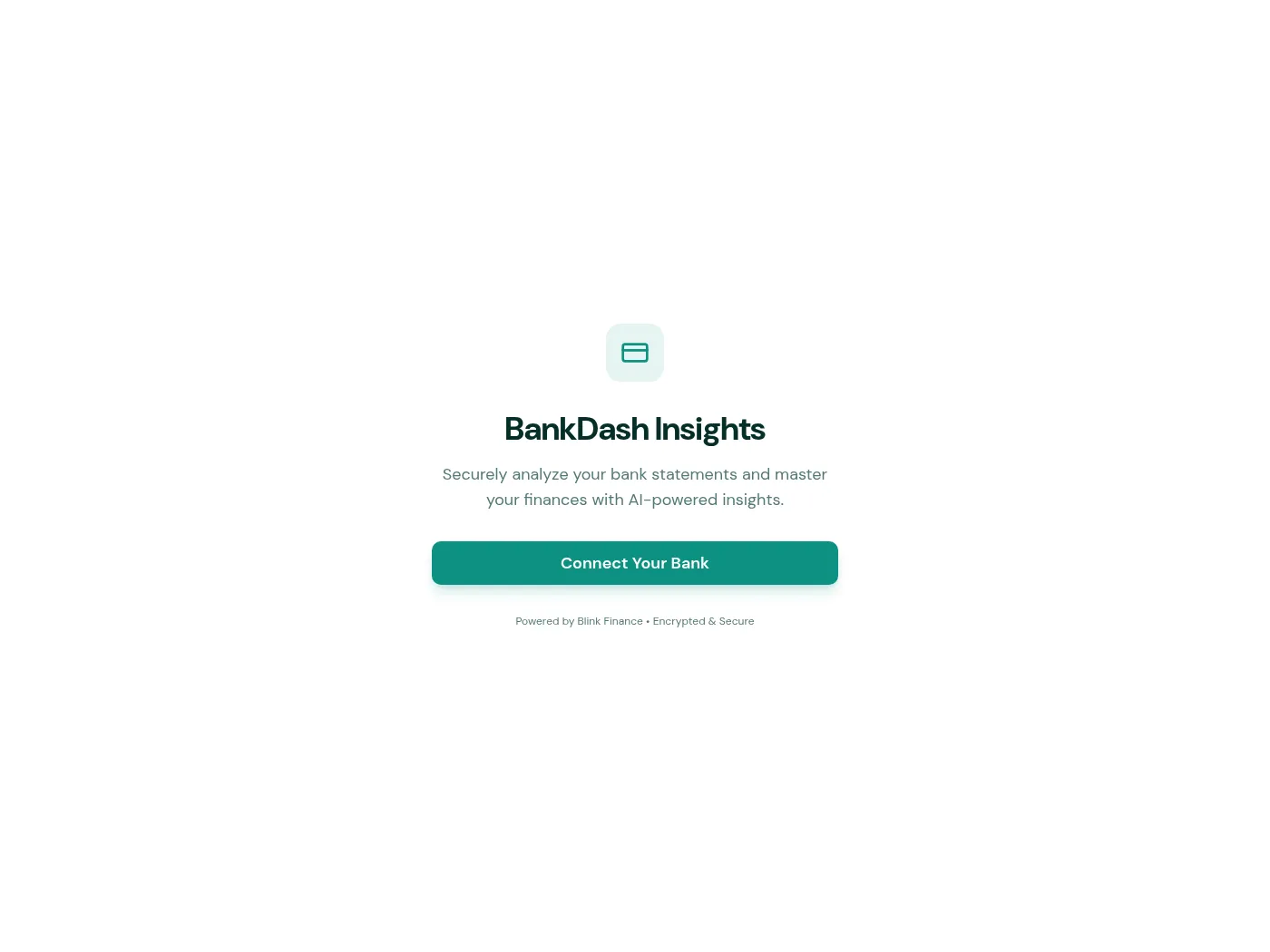 BankDash Insights