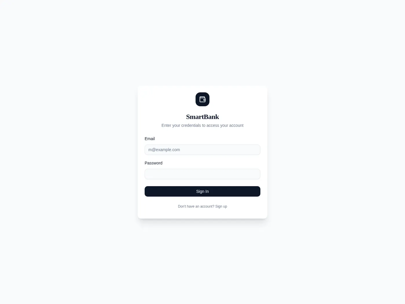 SmartBank App