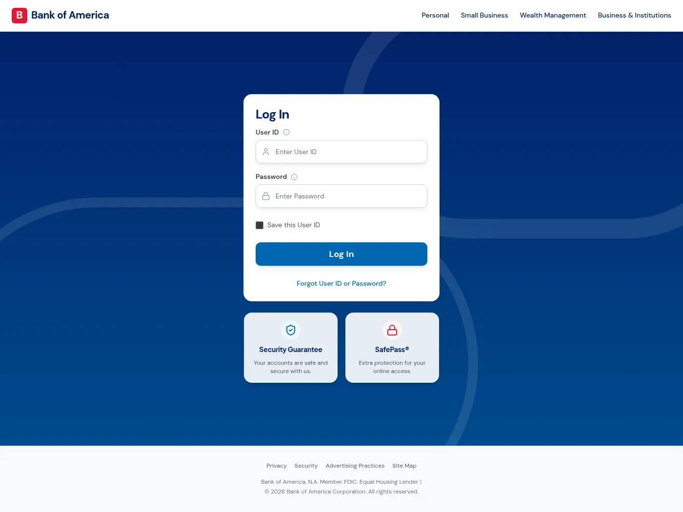 Demo Banking Portal