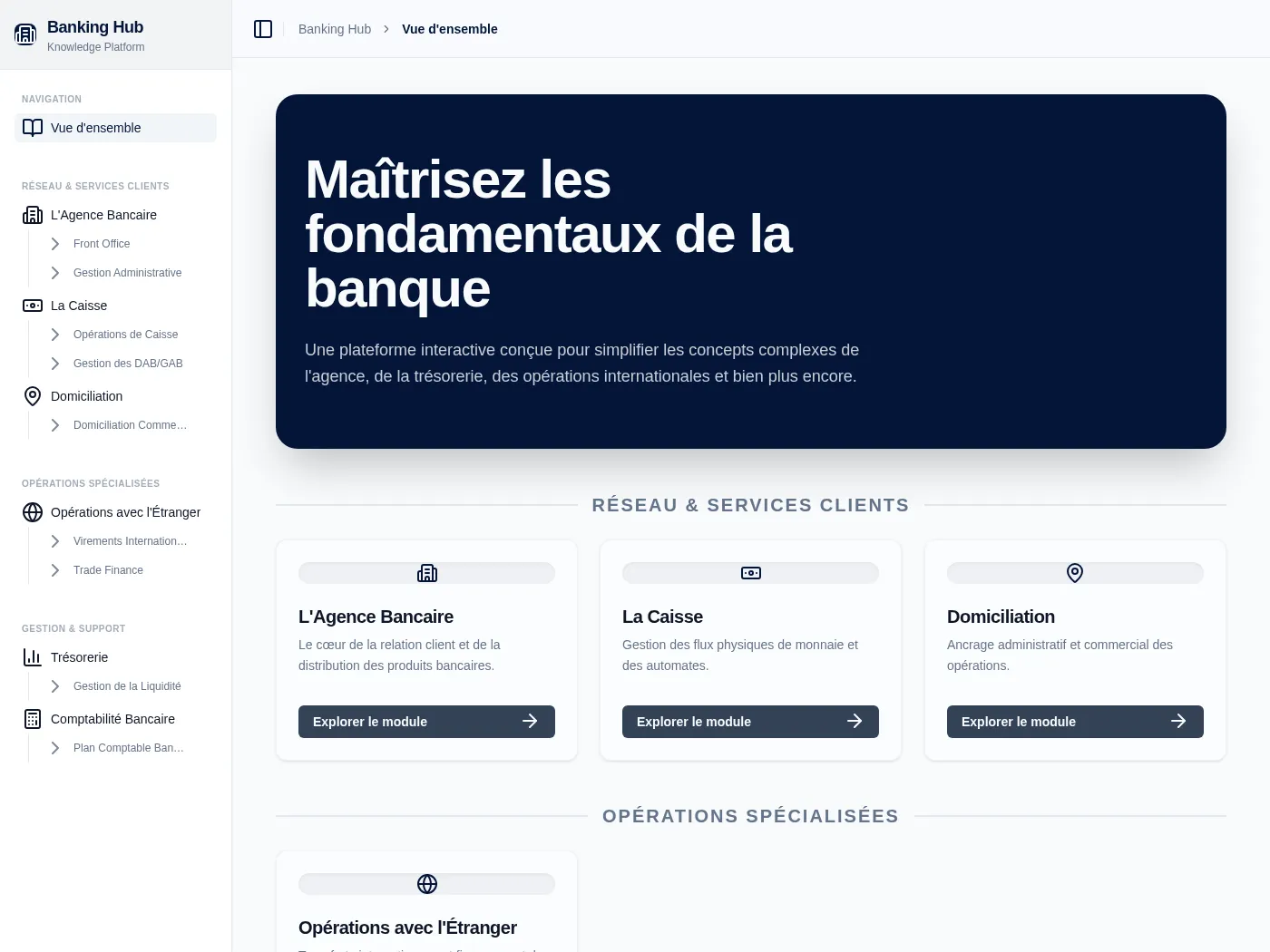 Banking Knowledge Hub