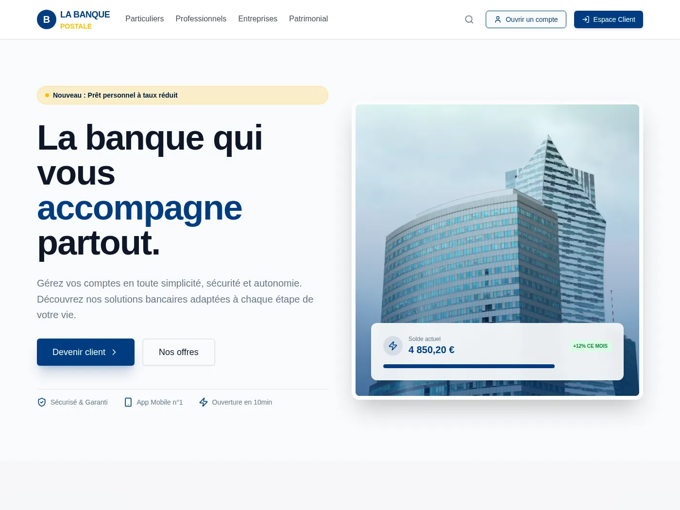 Banking Portal Clone
