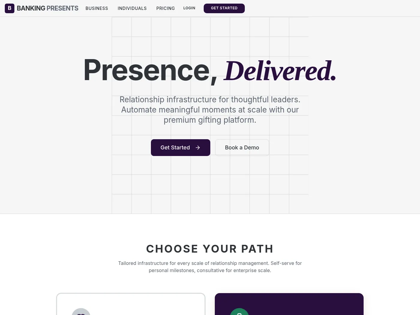 Banking Presents SaaS Suite