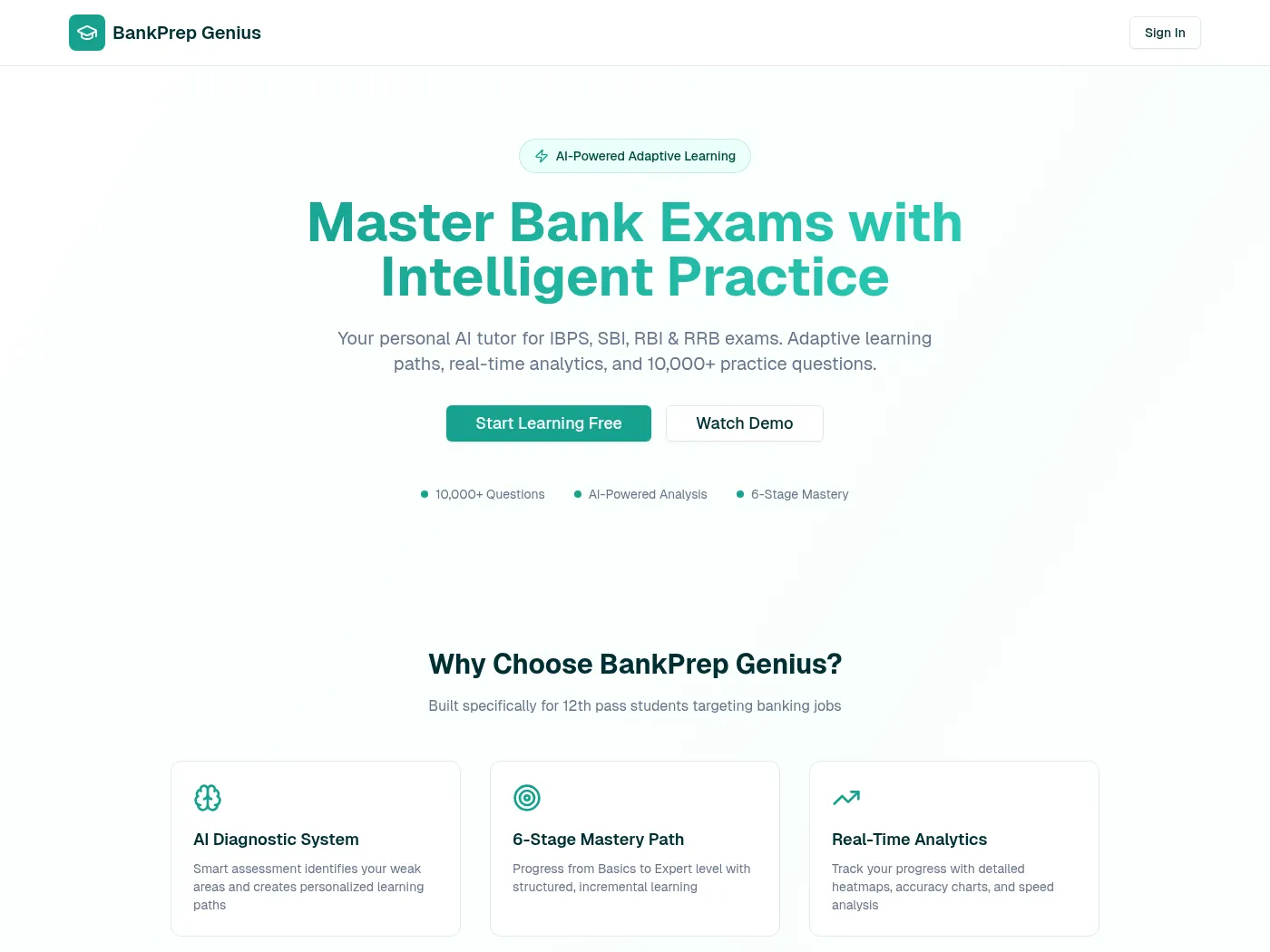 BankPrep Genius