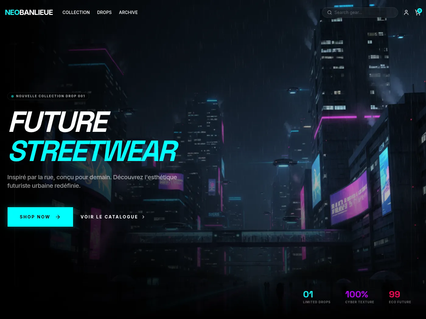 Banlieue Futuriste Shop