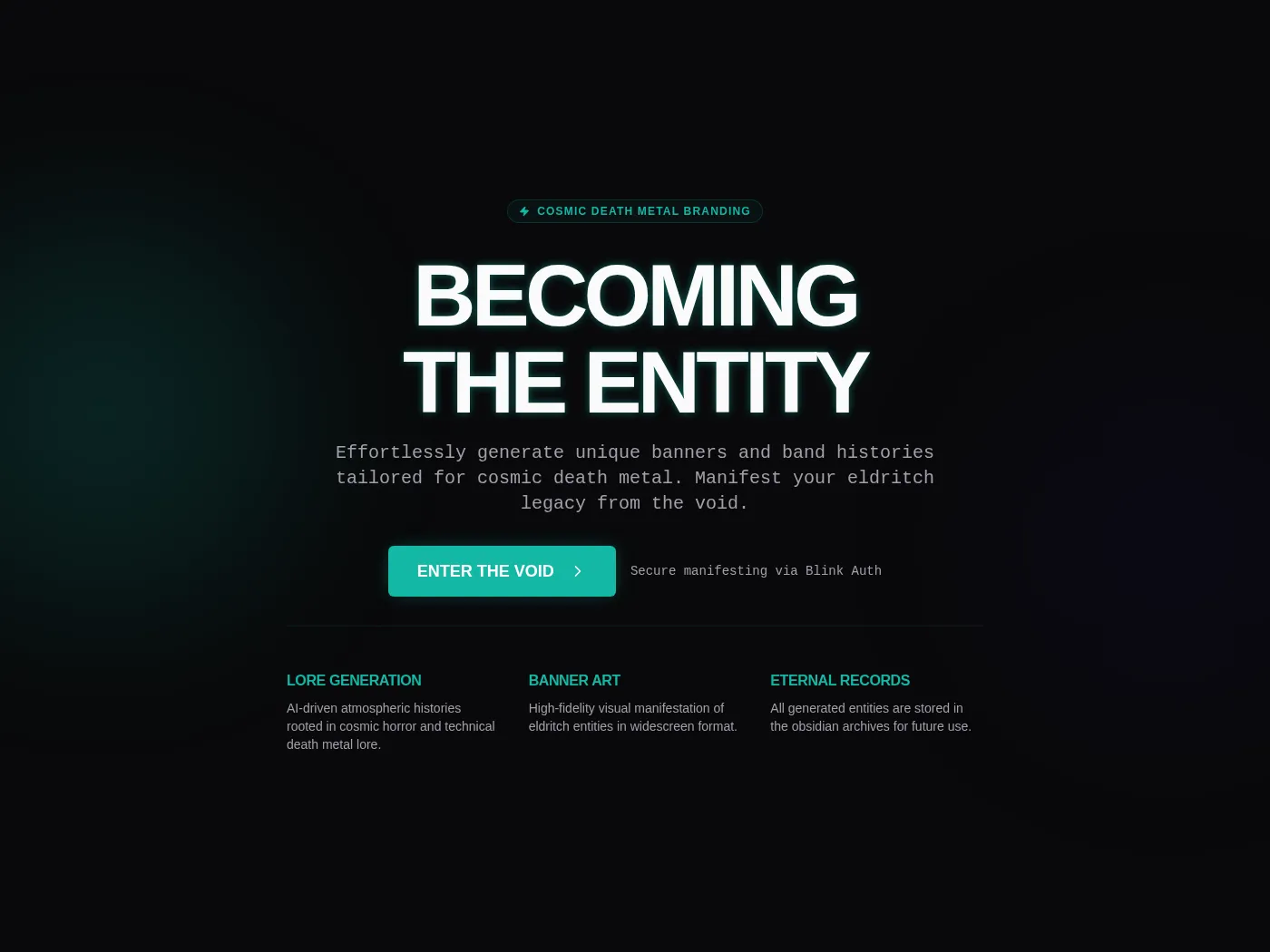 Cosmic Entity Generator