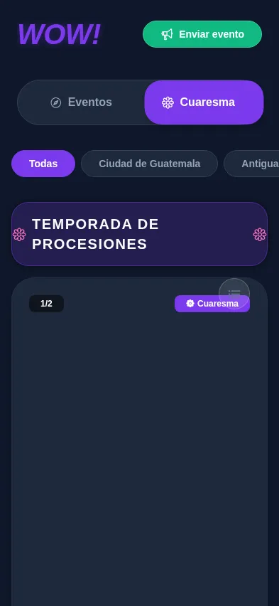 Procesión Banner Moderno