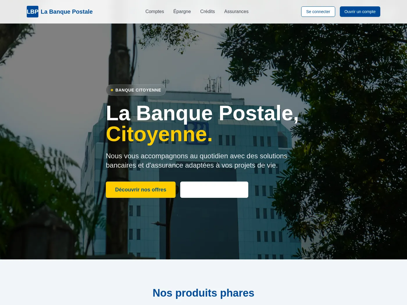Banque Postale Clone