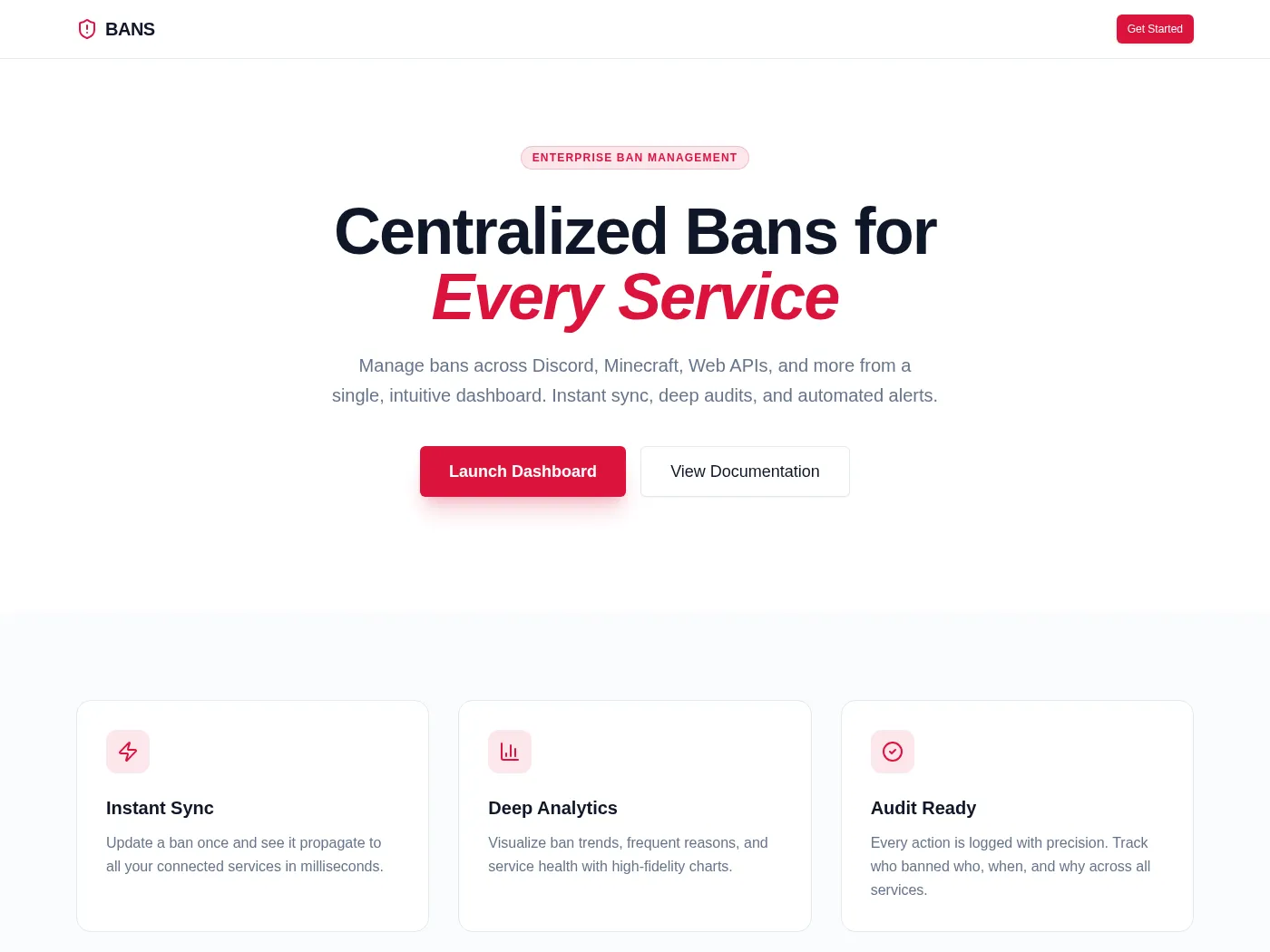 Bans Tracker