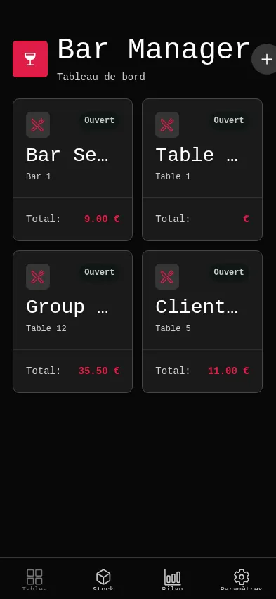 Bar Manager Pro