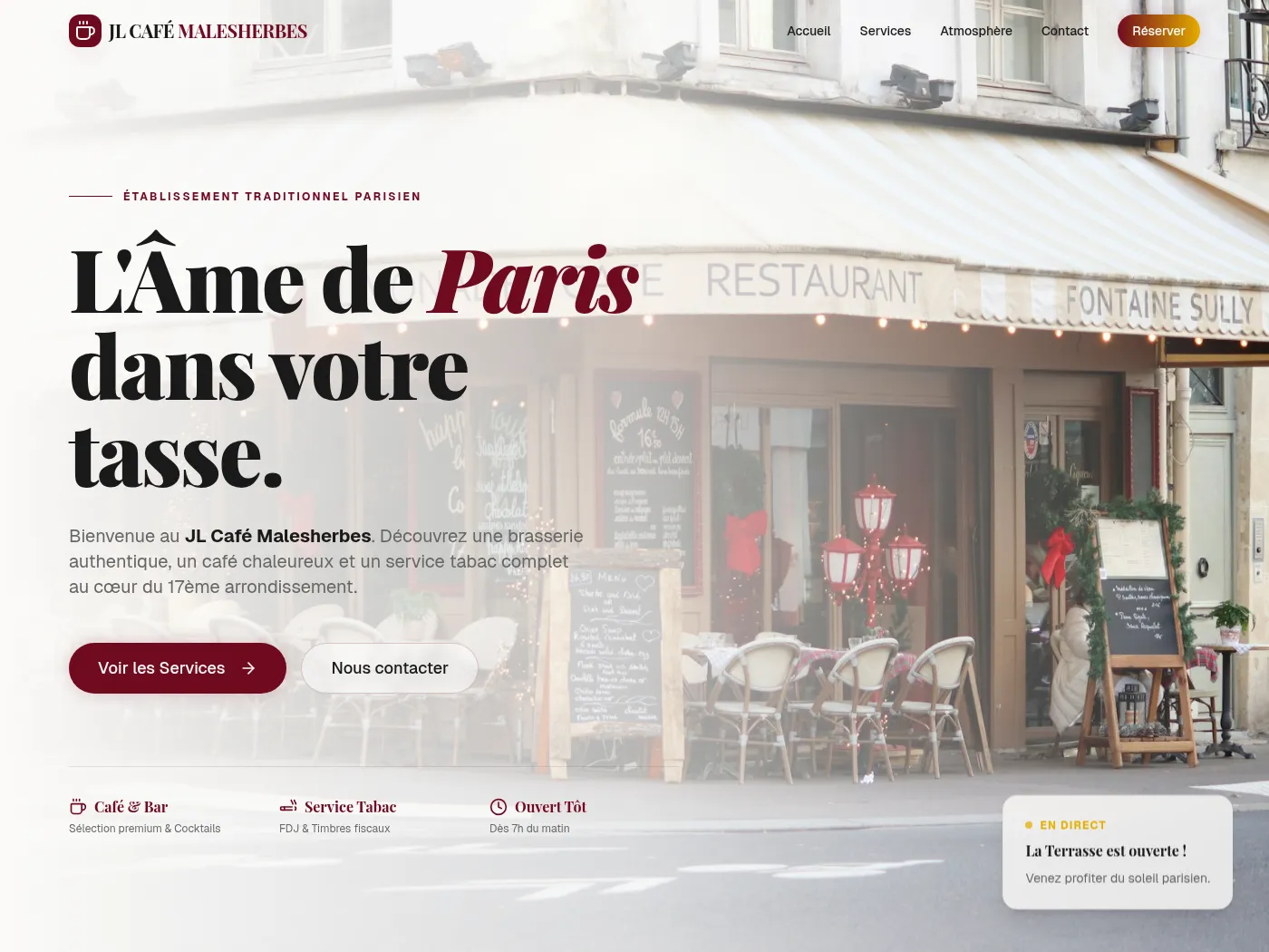 Bar Tabac Vitrine