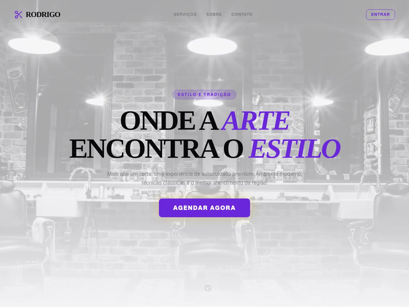 Barbearia Rodrigo Web