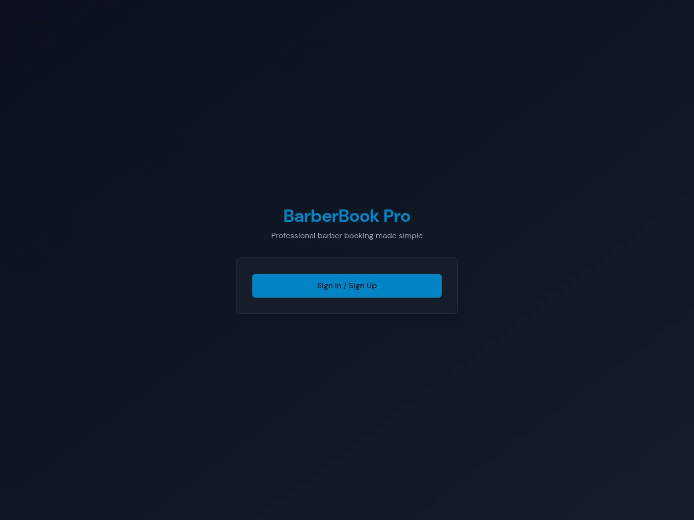 BarberBook Pro