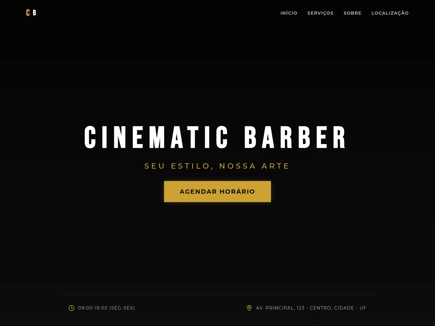 Cinematic Barber Landing