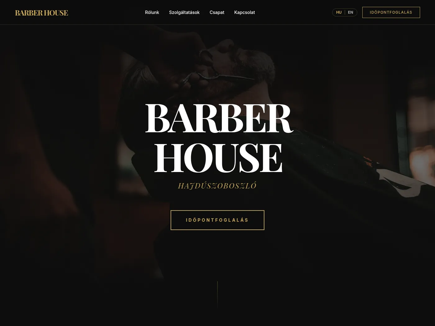 Barber House Online Booking