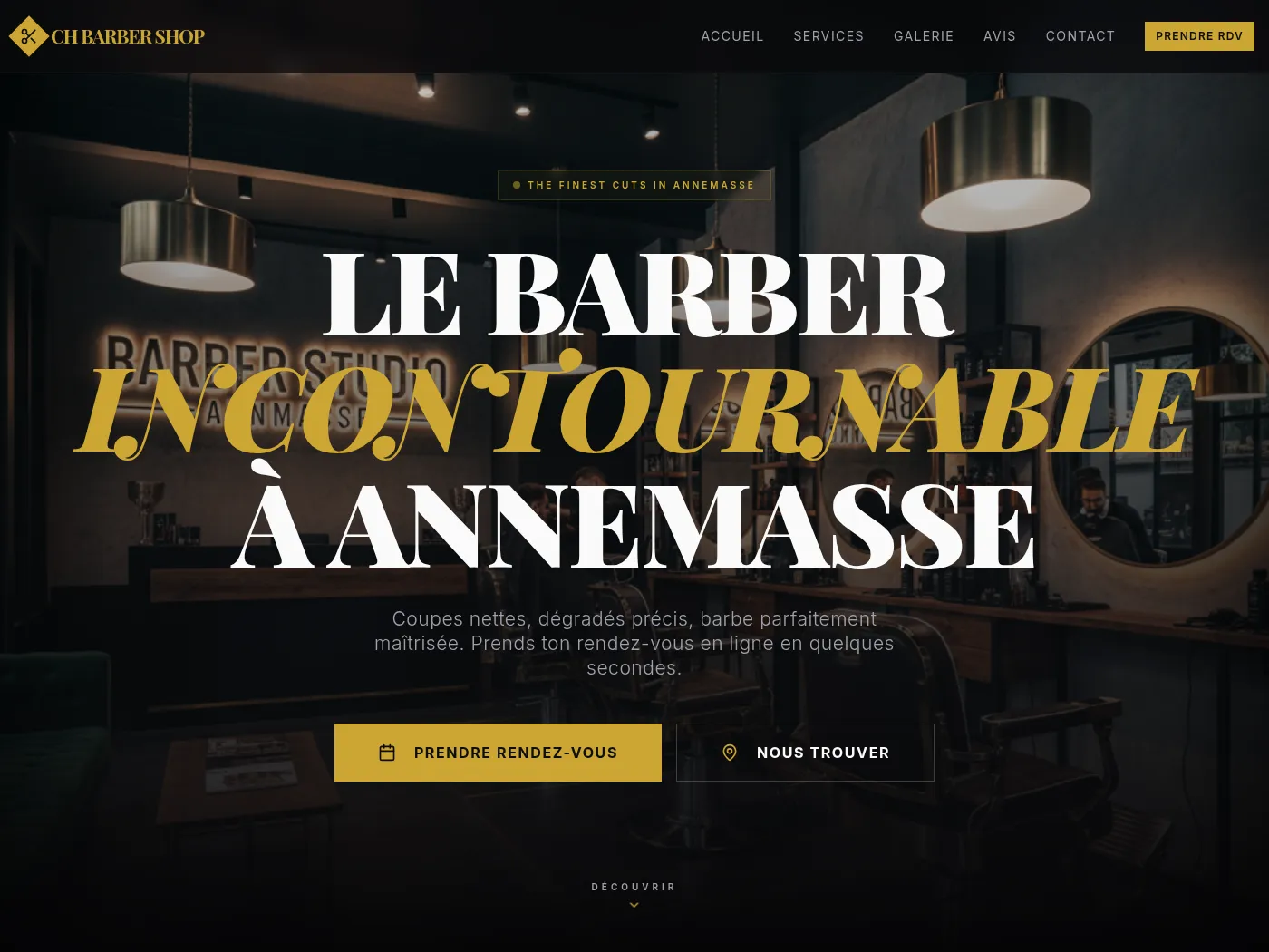 CH Barber Shop Site