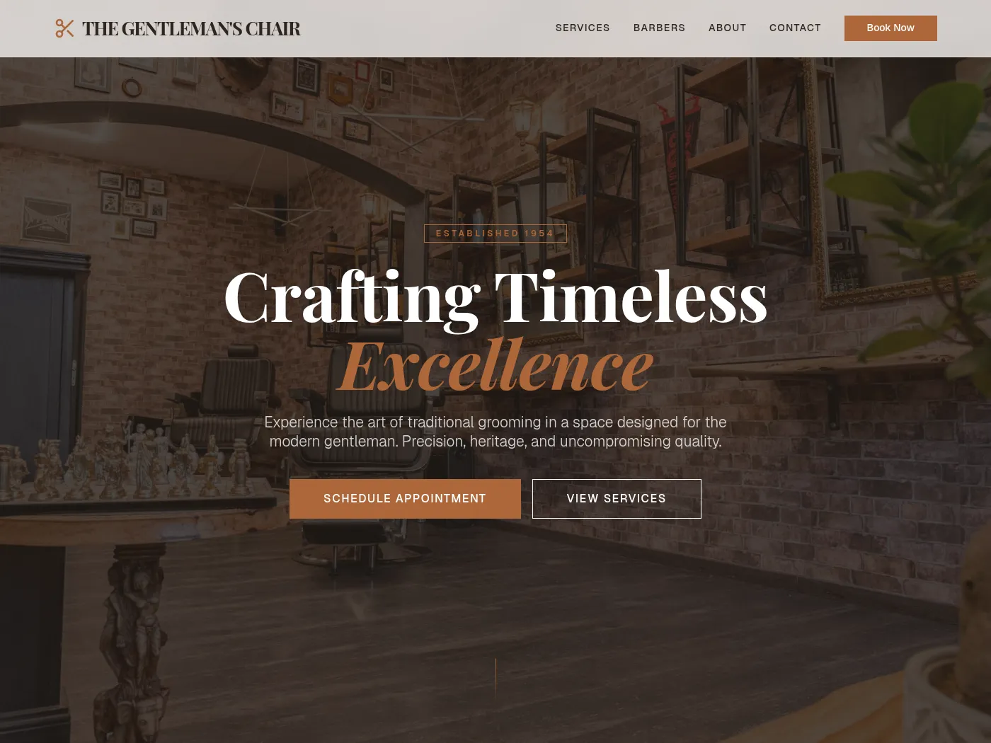 Barber Shop Web Hub