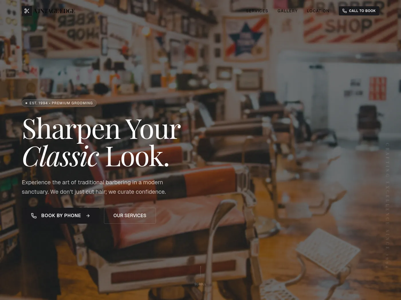 Barber Shop Website