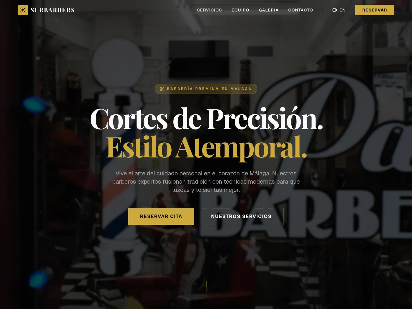 Sur Barbershop Site