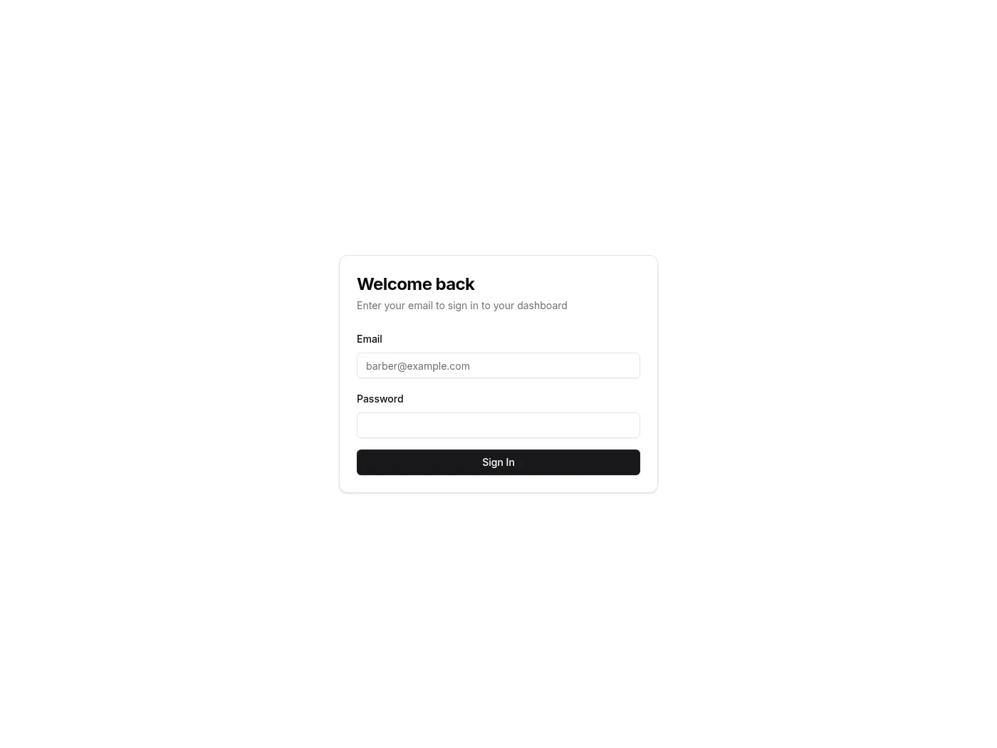 Barber Waitlist App