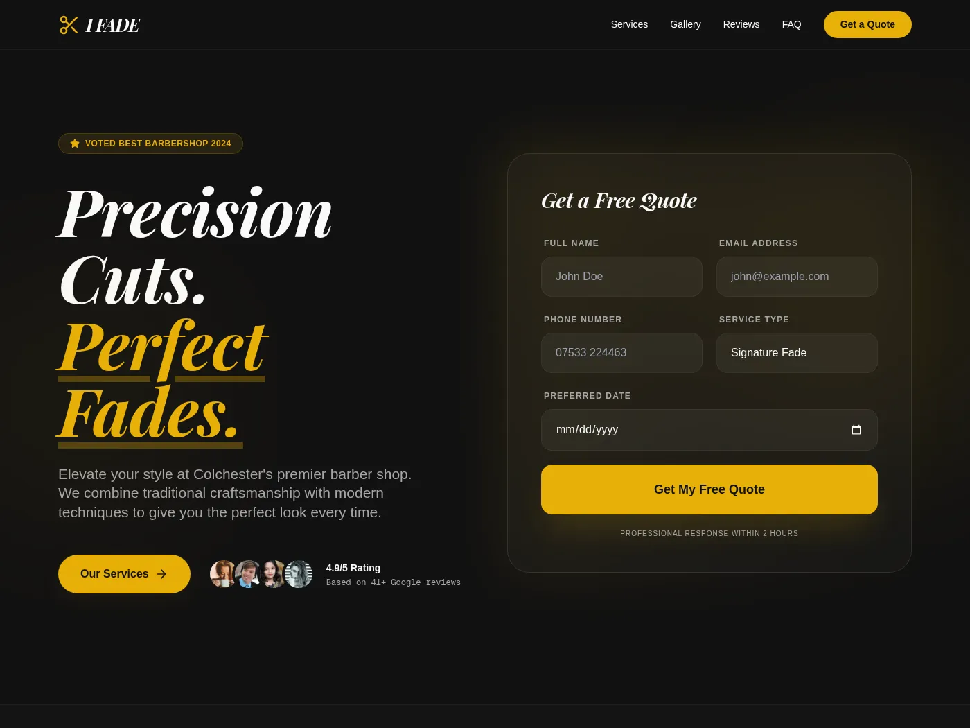BarberBoost Web Presence