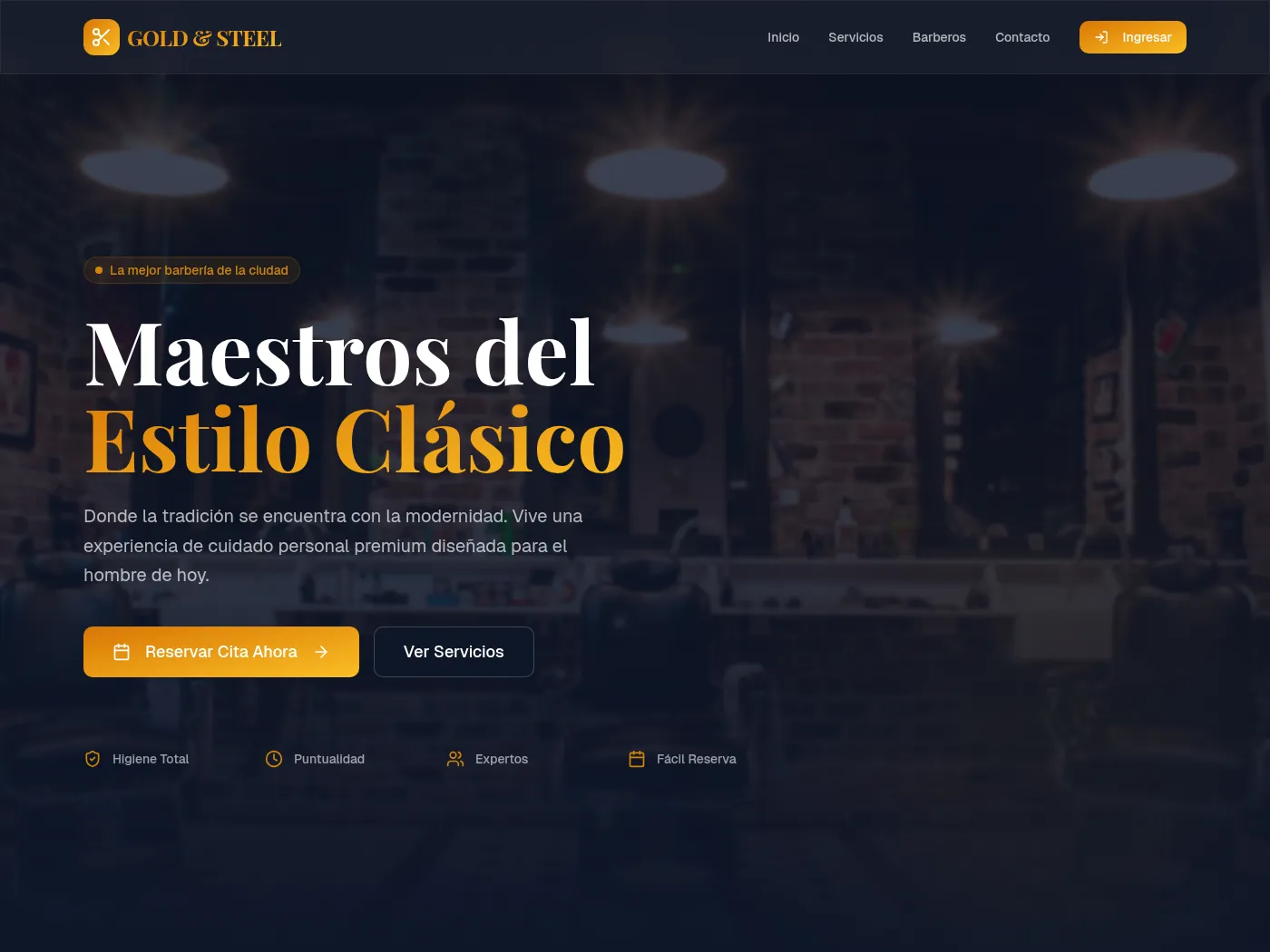 Barbería Booking Web