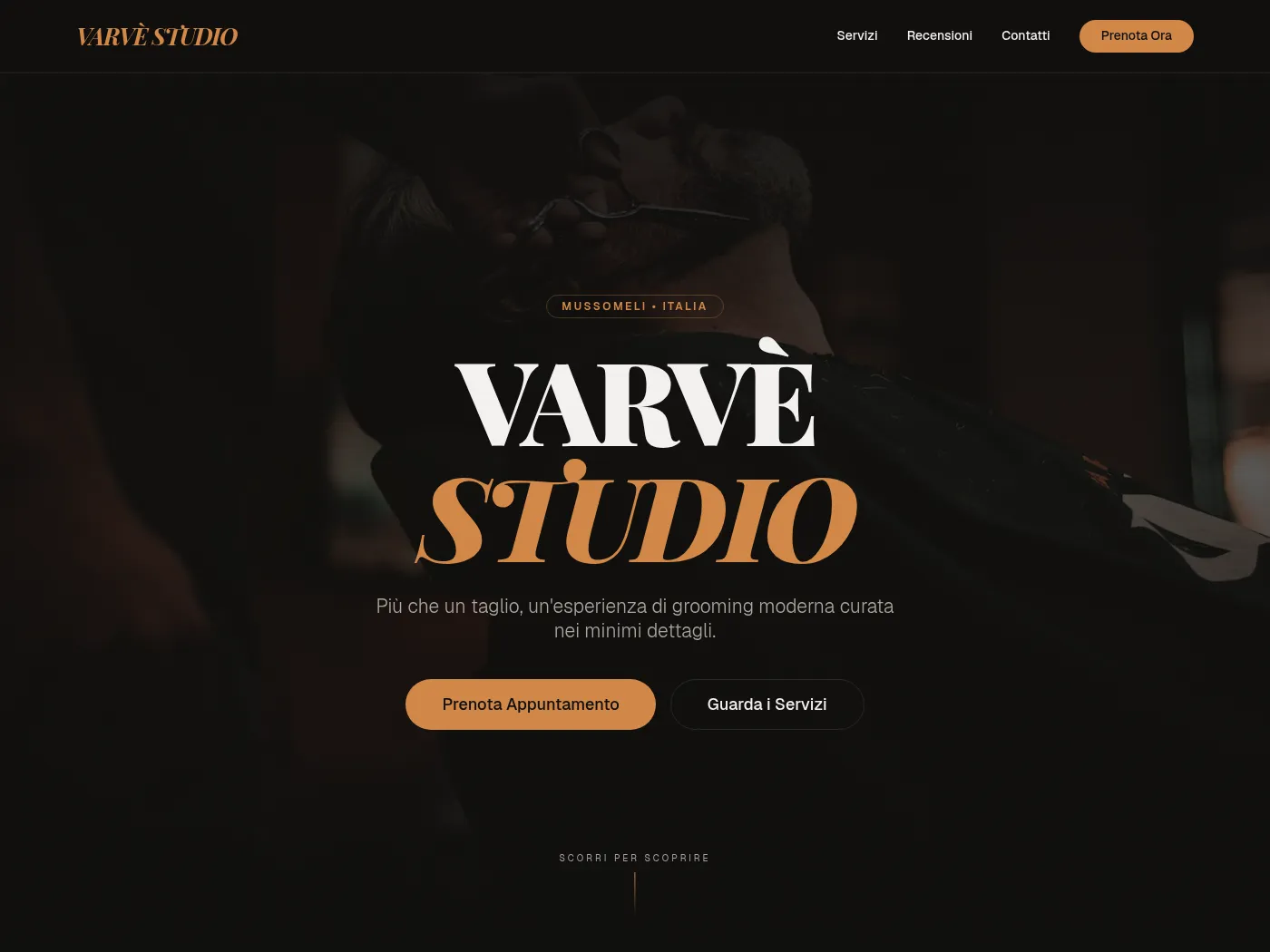 Varvè Studio Barber Web