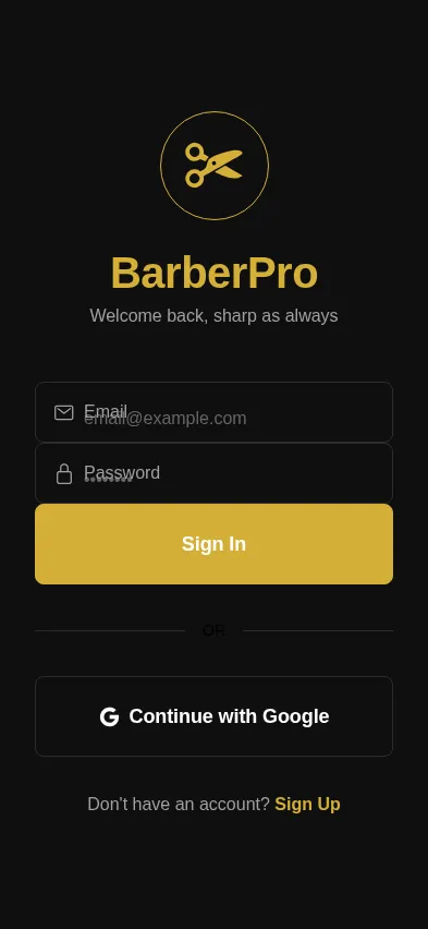 BarberPro Automation App