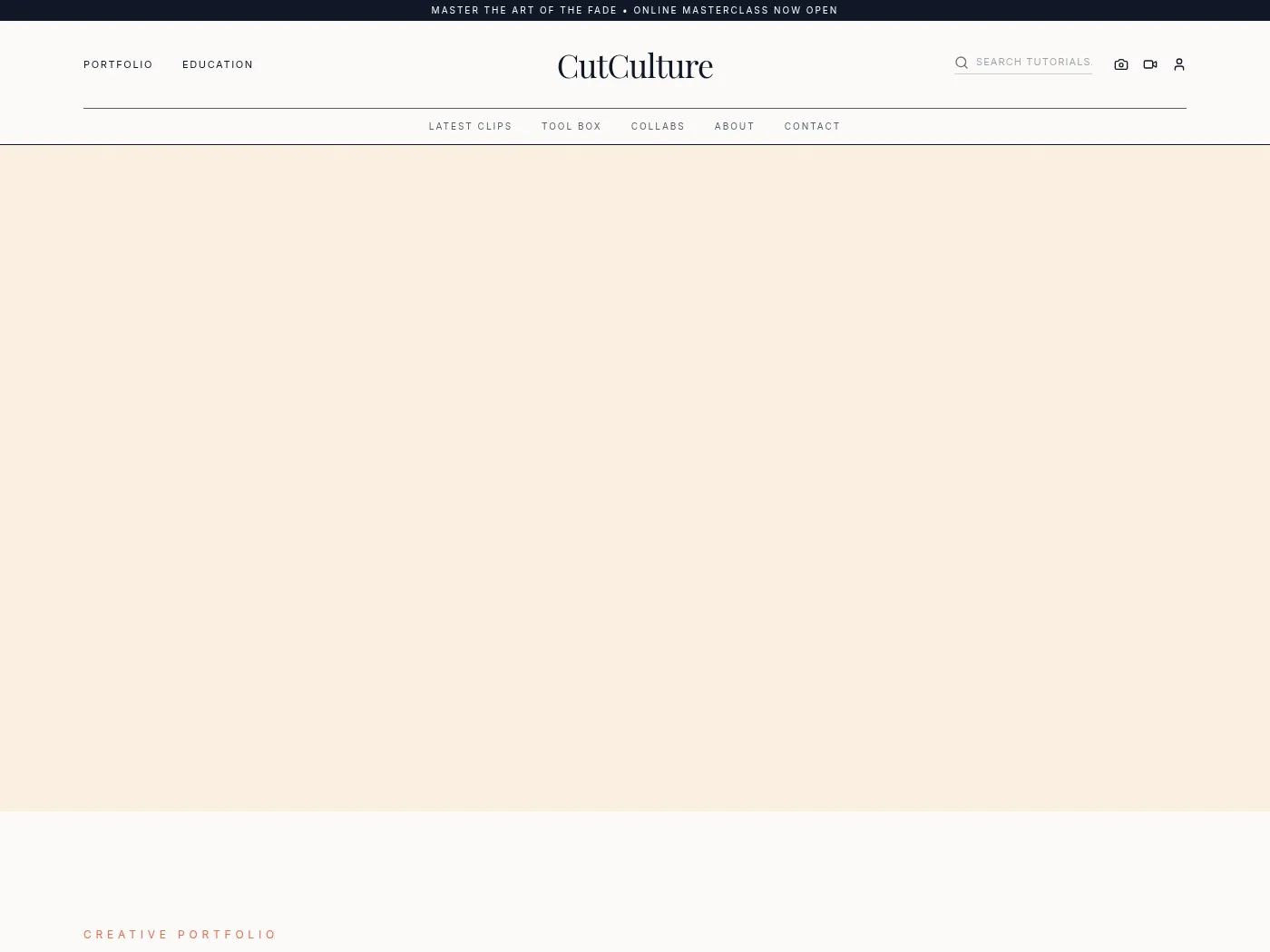 BarberCreator Landing Page
