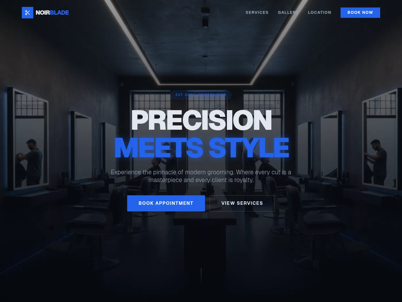 Barbershop Web Presence