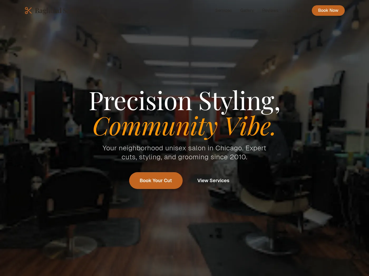 Baghdad Unisex Salon Site