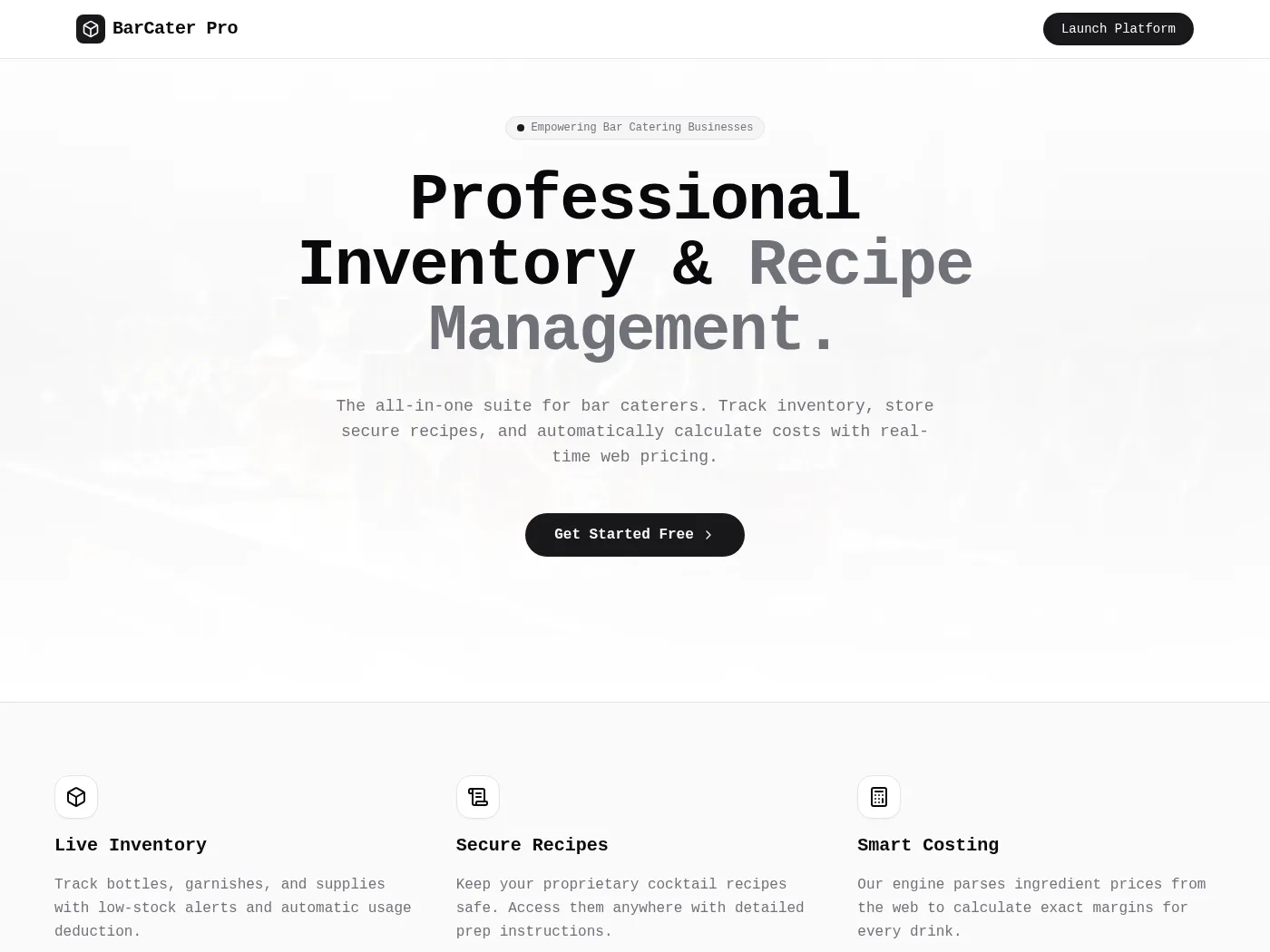 BarCater Pro Suite