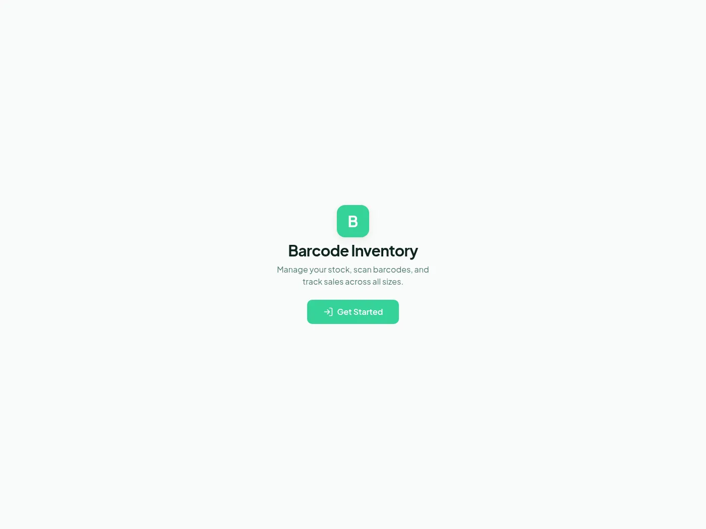 Barcode Inventory Manager