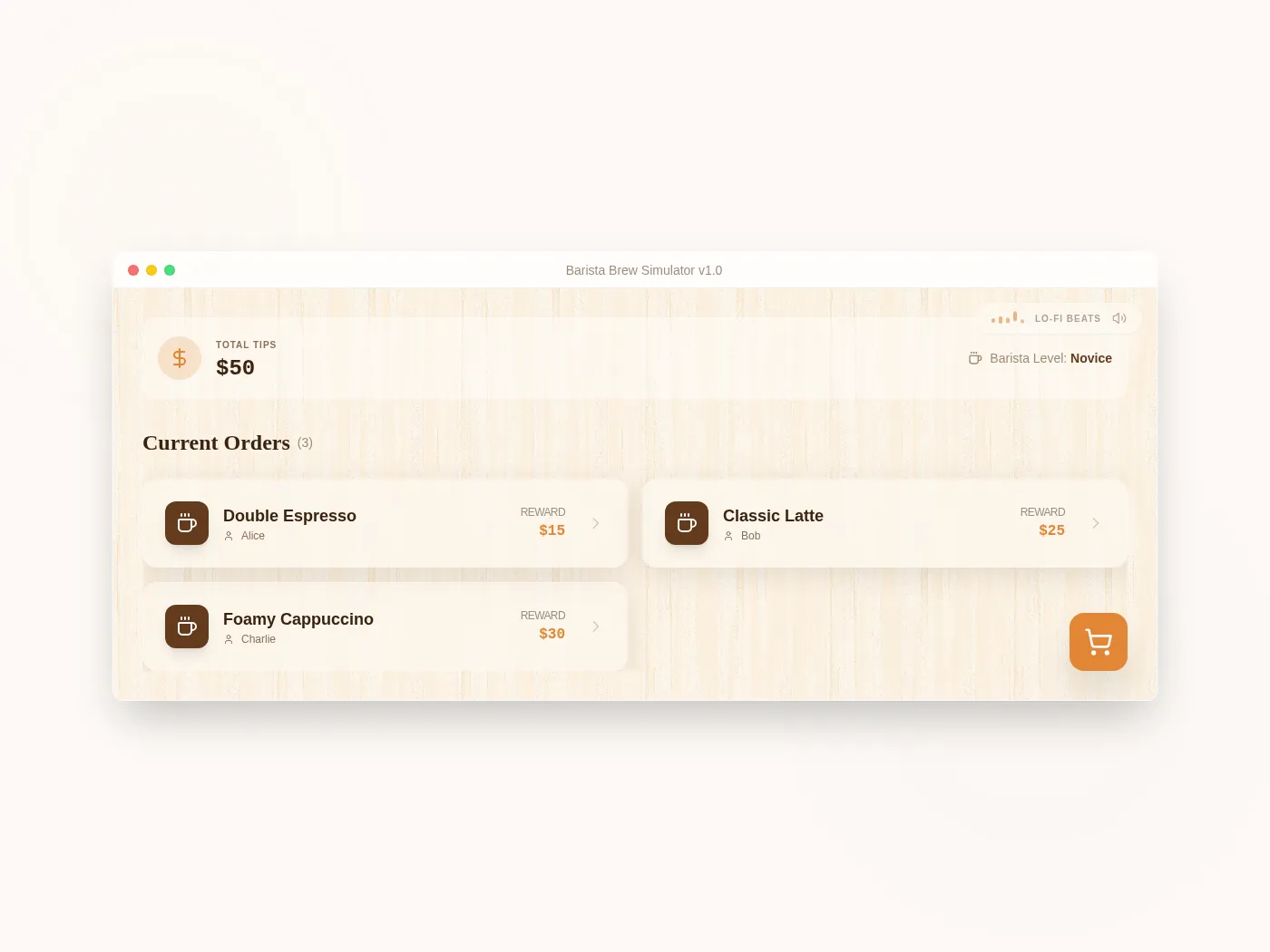 Barista Brew Simulator