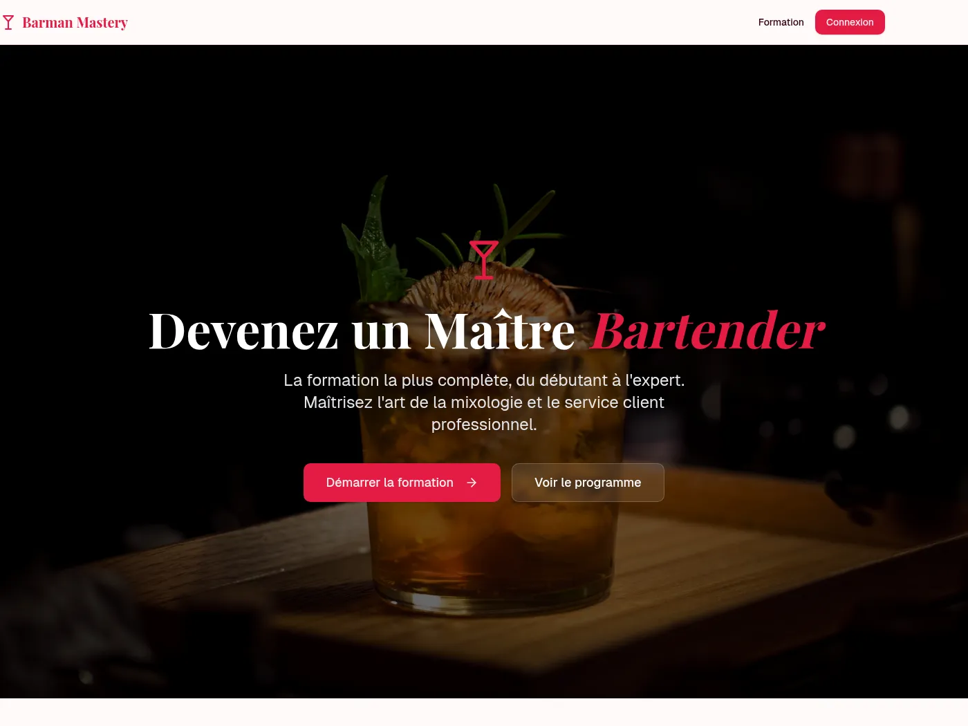 Barman Mastery Course