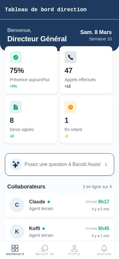 Barold Assist Mobile Demo