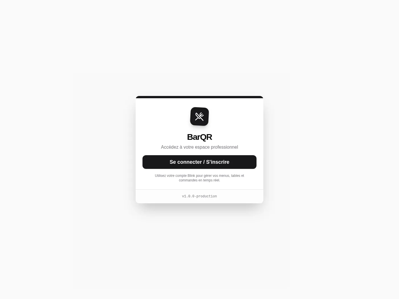 BarQR Order & Pay
