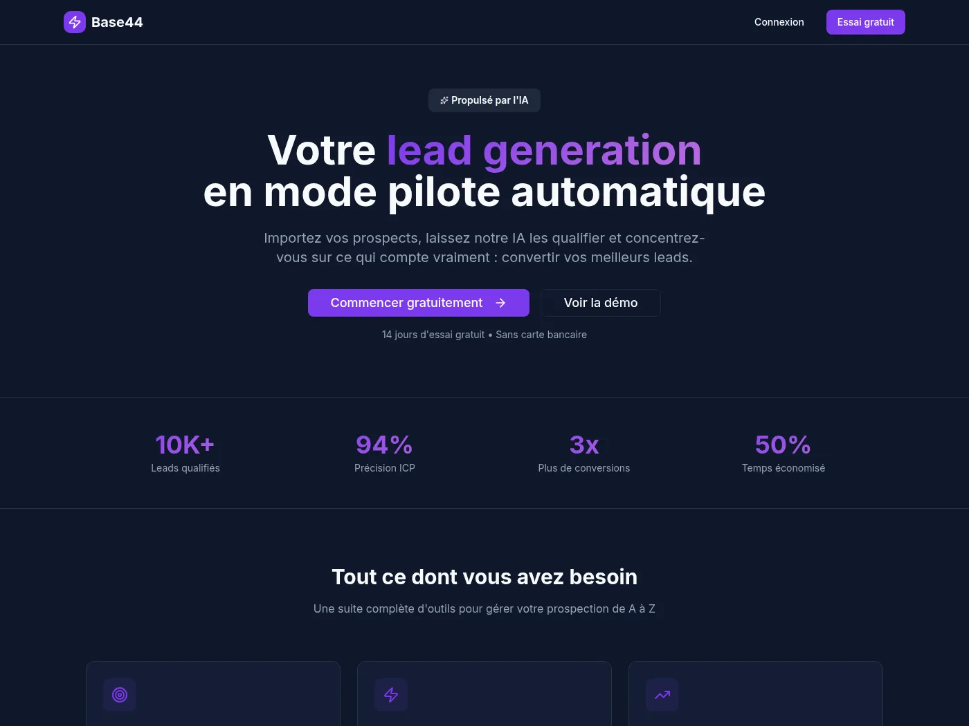 Base44 Lead Dashboard