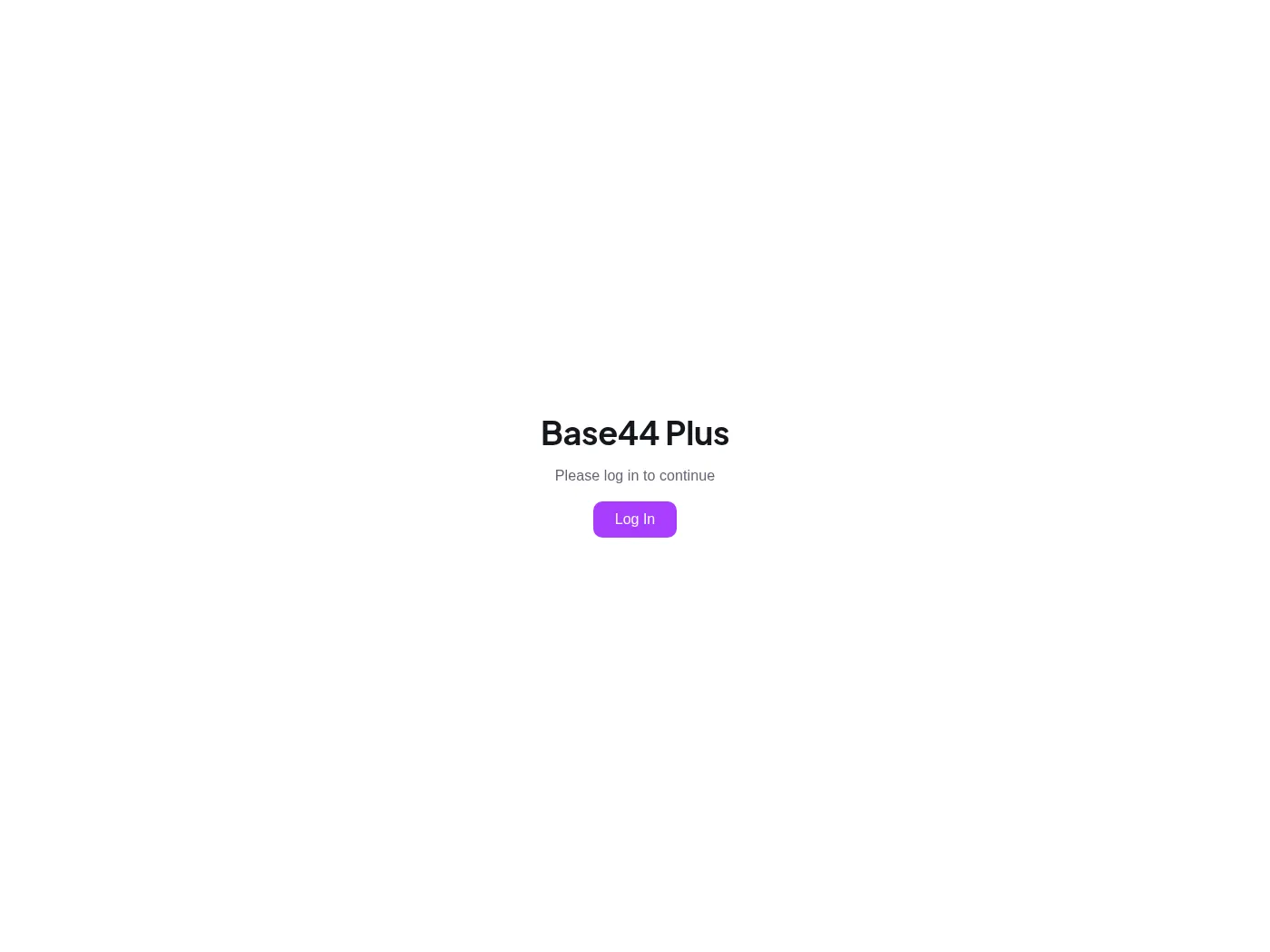 Base44 Plus